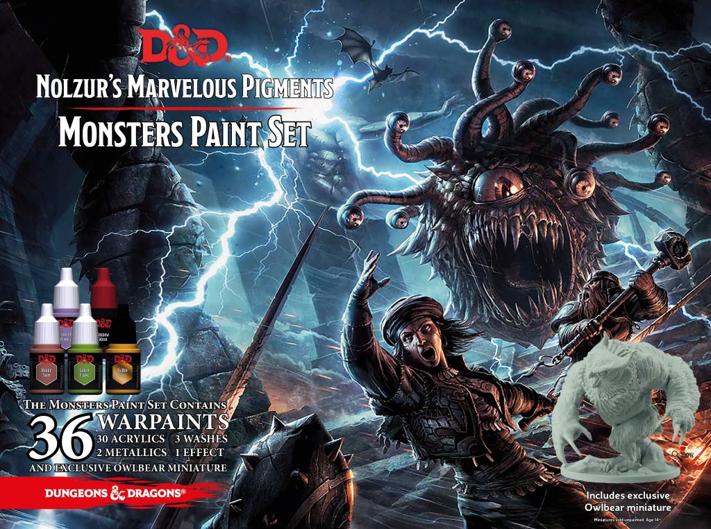 D&D Monsters Paint Set - Asmodee Chile