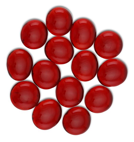 DS: Gaming counters - Ruby Red - Asmodee Chile