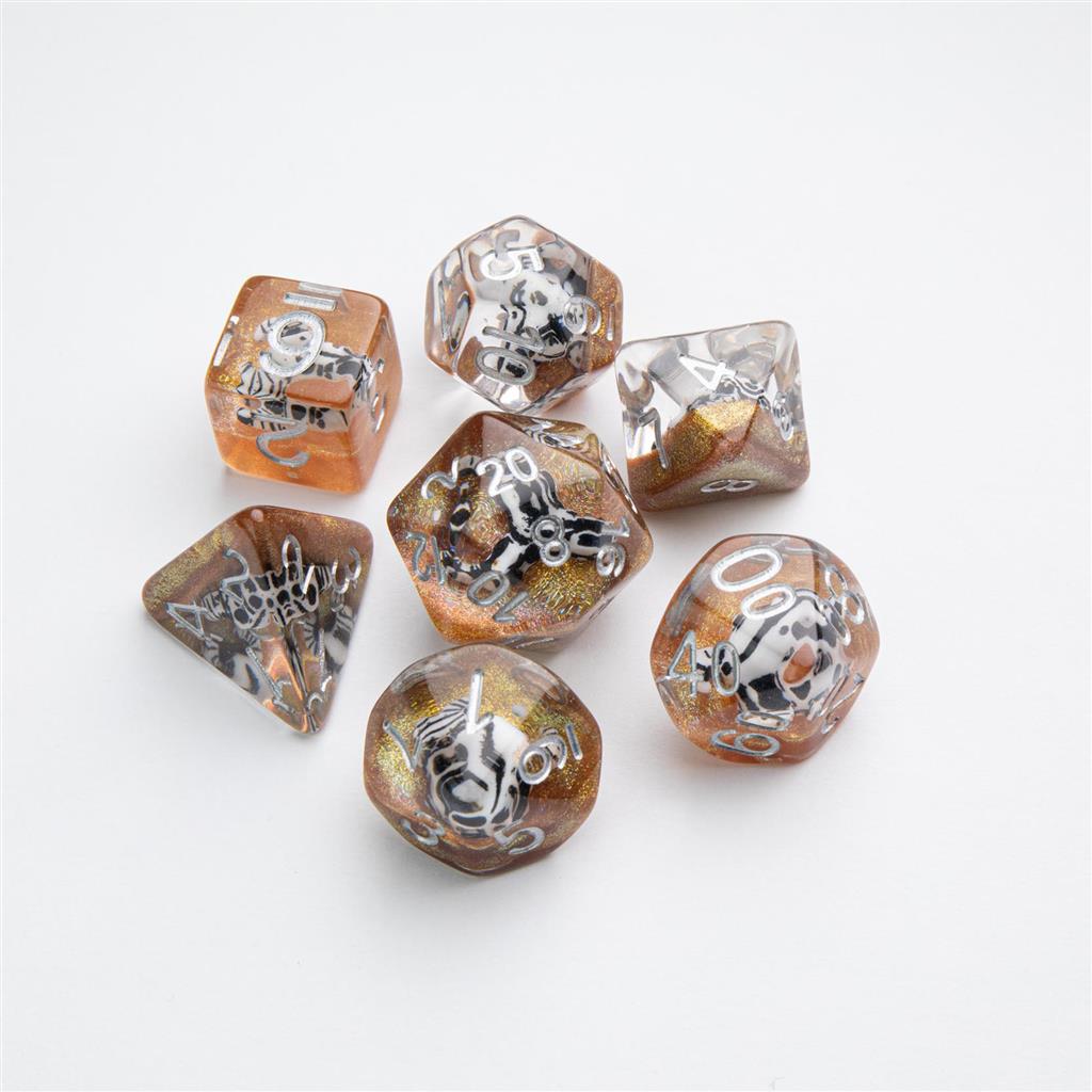 GG: Death Valley RPG Dice Set (7 piezas) - Asmodee Chile