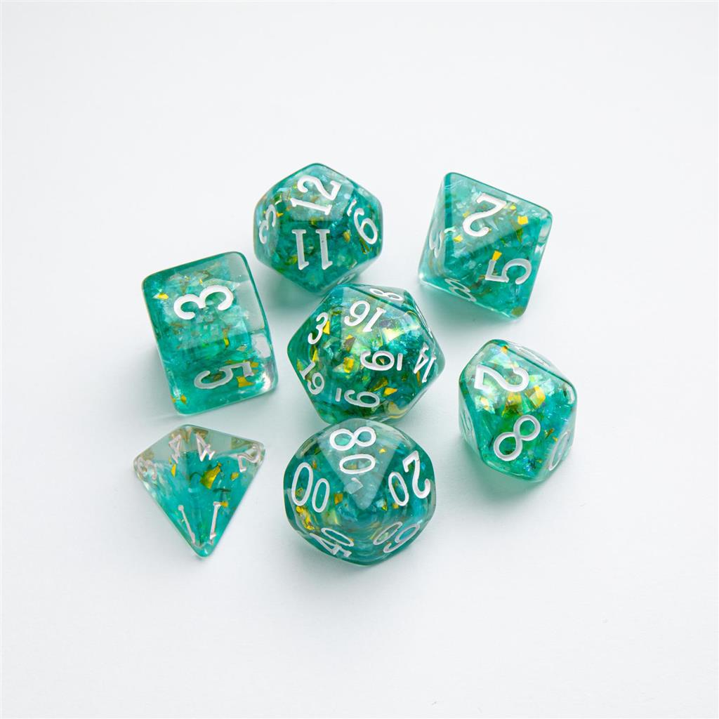 GG: Mint RPG Dice Set (7 pcs) - Asmodee Chile